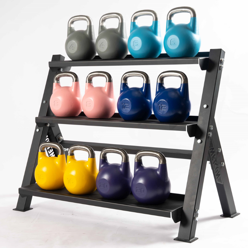 TRIPLE RACK FOR KETTLEBELLS – METCON FAMILY